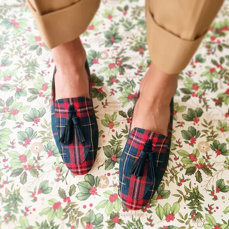 Vionna | Scottish Chic Loafer With Fringes – ALAMODARA USA