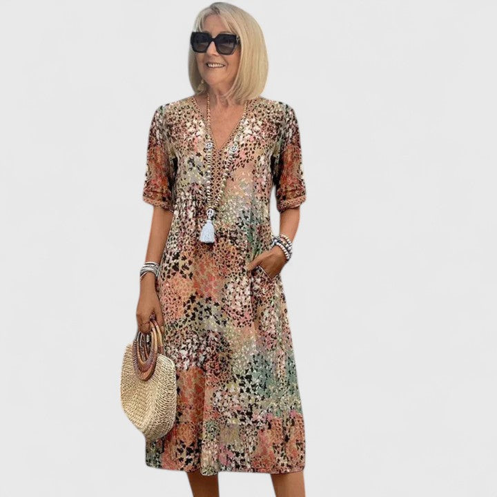 Isolde™ | Stylish Midi Dress – Alamodara